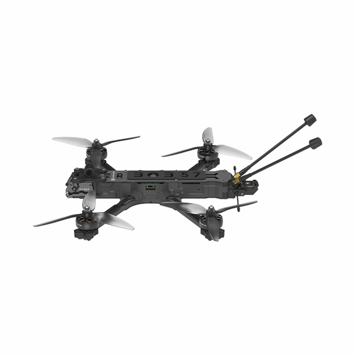 High-Performance Fiber Optic FPV Drone System with Low-Latency ...